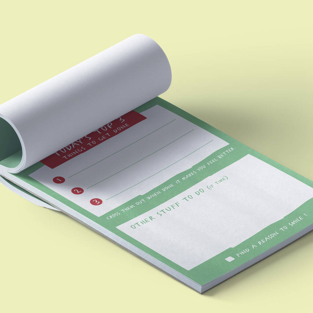 Top Three To Do List Notepad By The Joy Of Memories ...