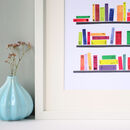 Books Library Art Print By Fiona Clabon Illustration ...