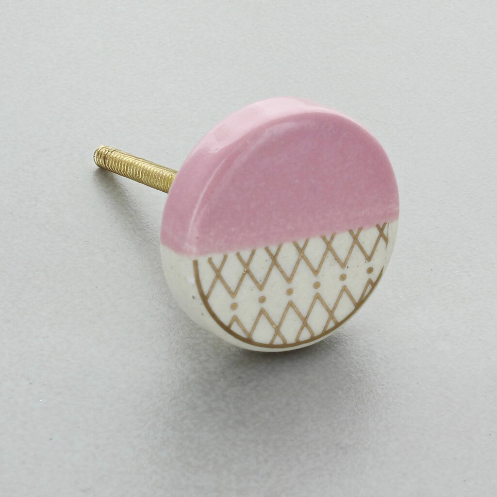 Oro Ceramic Door Knobs By G Decor | notonthehighstreet.com