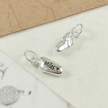 new baby solid silver charm by scarlett off the map jewellery ...