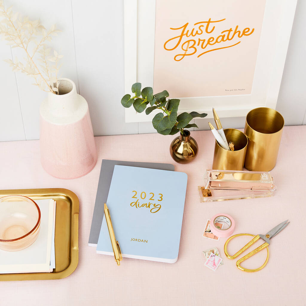 Personalised Modern 2023 Weekly Diary By Martha Brook ...