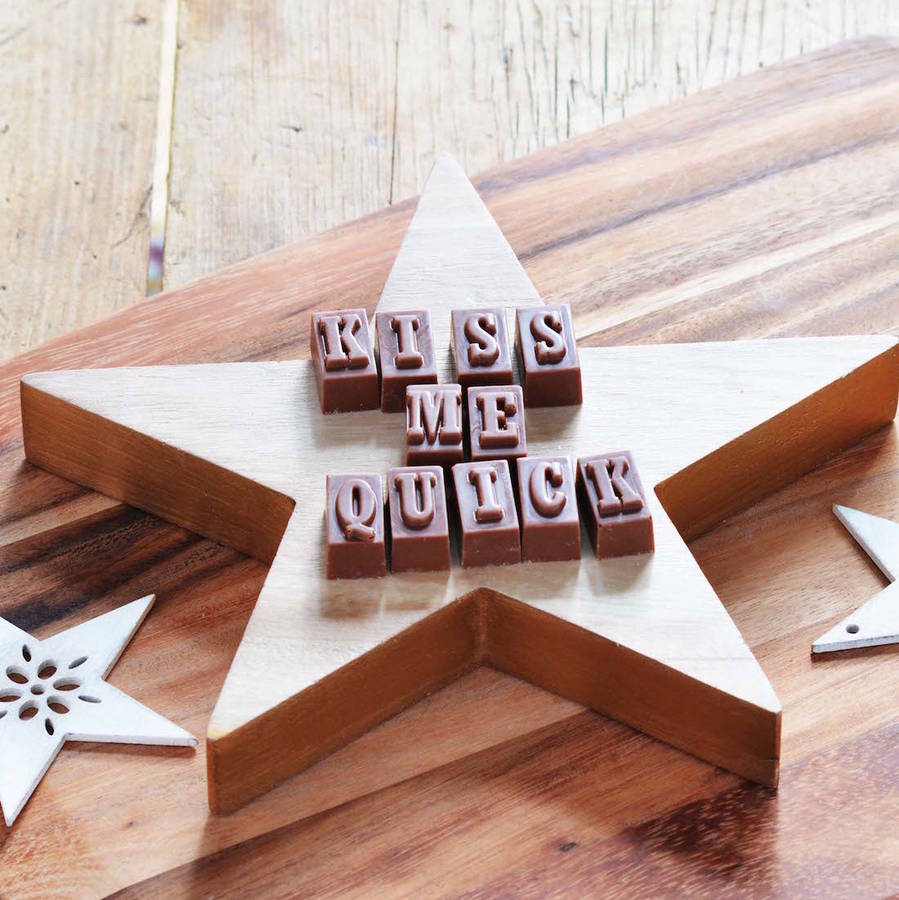 romantic chocolate love letter by morse toad | notonthehighstreet.com