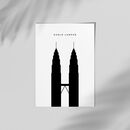 Petronas Towers Kuala Lumpur Poster By Jack's Posters ...