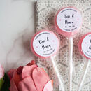 personalised wedding favour alcoholic lollipops by holly's lollies ...