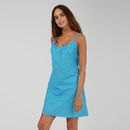 Daisy Slip Nightie In Turquoise Lilypad Print By Caro London ...