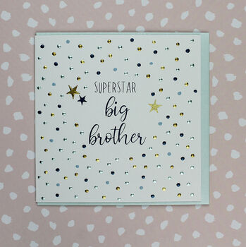 Big Brother Birthday Card By Molly Mae | notonthehighstreet.com