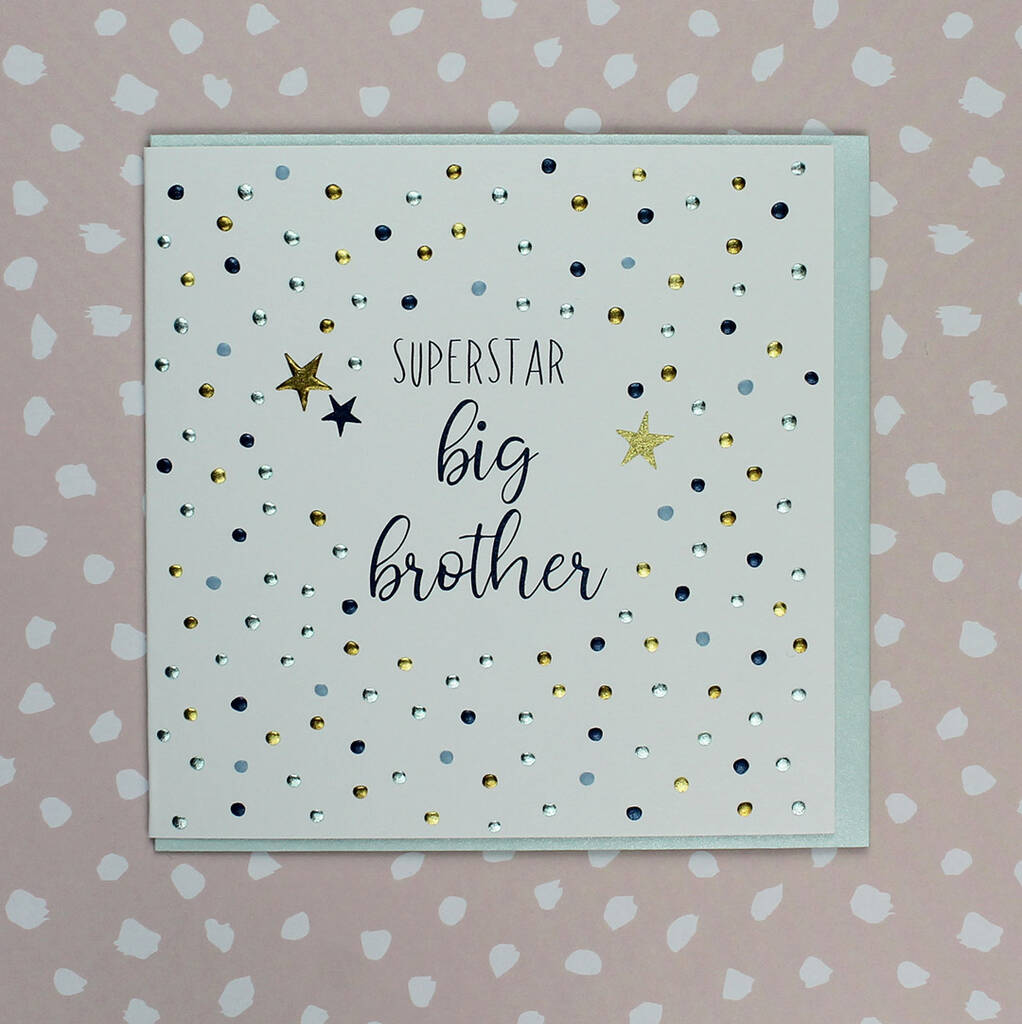Big Brother Birthday Card By Molly Mae Notonthehighstreet Big Brother Birthday Card By Molly Mae Notonthehighstreet