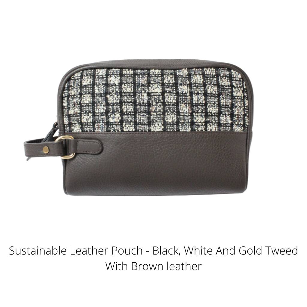 Sustainable Leather Pouch Rectangle By KAPDAA - The Offcut Company