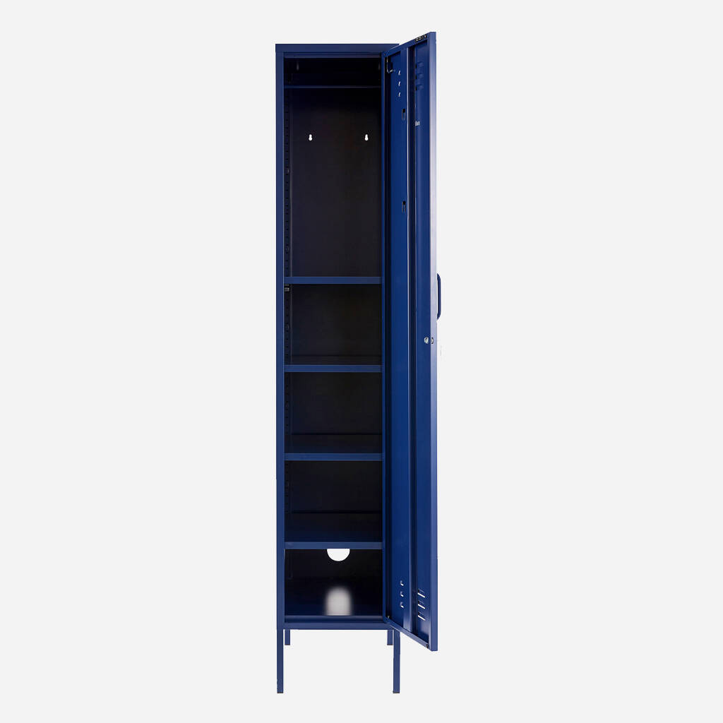 The Tall Locker Storage Unit In Navy Blue By Little Deer ...