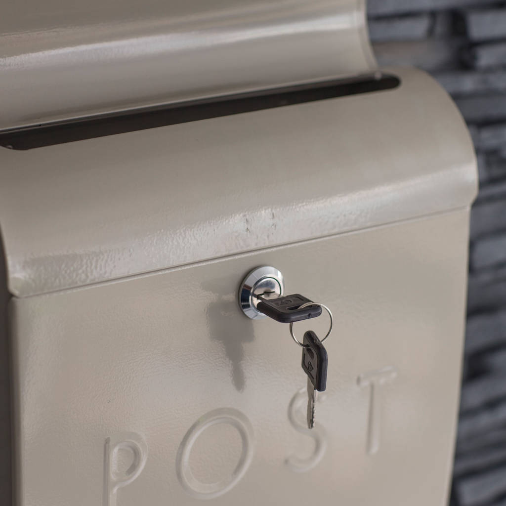 Lockable Post Box By all things Brighton beautiful | notonthehighstreet.com