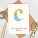 Personalised Map Location Balloon Birthday Card By Bombus ...