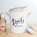 Personalised Ice Bucket By Jonny's Sister | notonthehighstreet.com