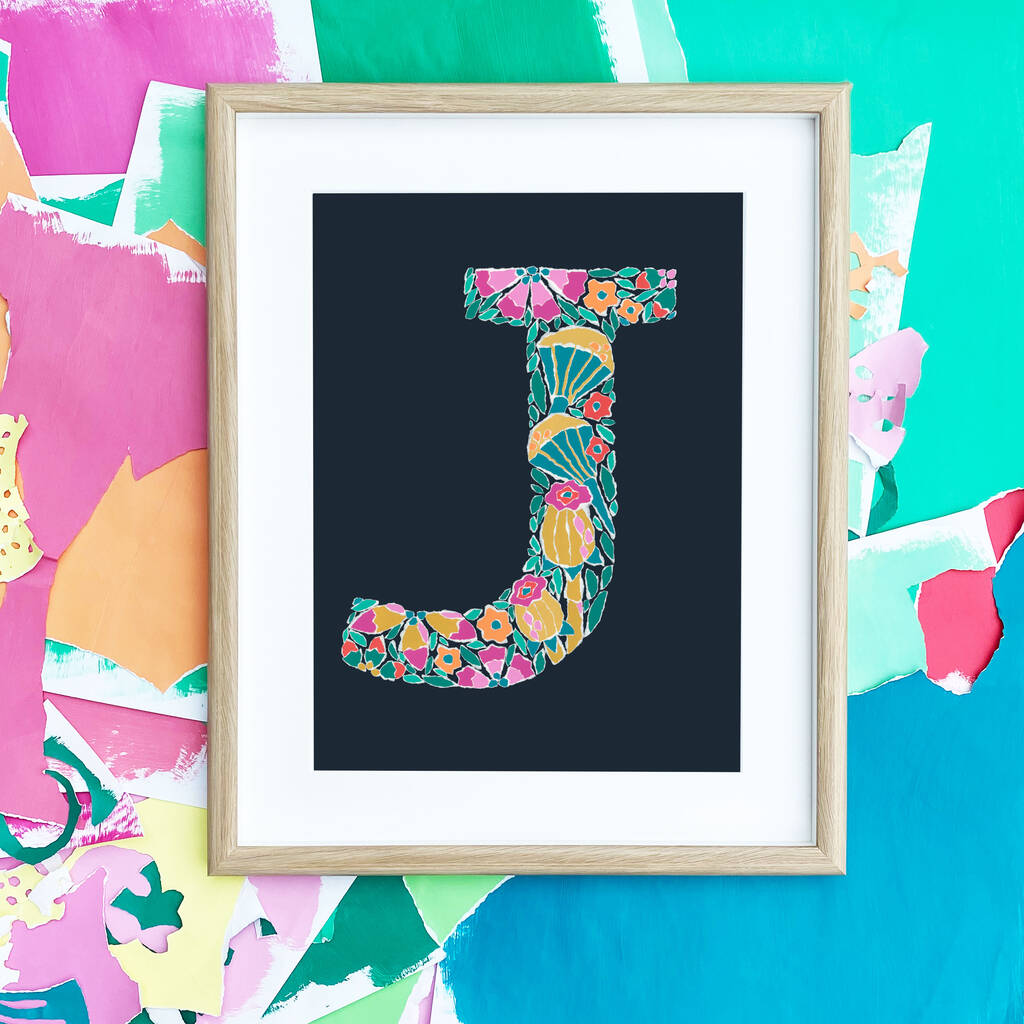 Letter J Original Artwork By jessica graham