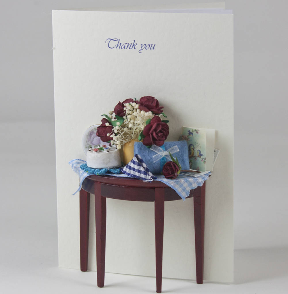 Tea And Cake Thank You Card By Karrie Barron | notonthehighstreet.com
