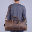 Leather Boot Bag By Eazo | notonthehighstreet.com