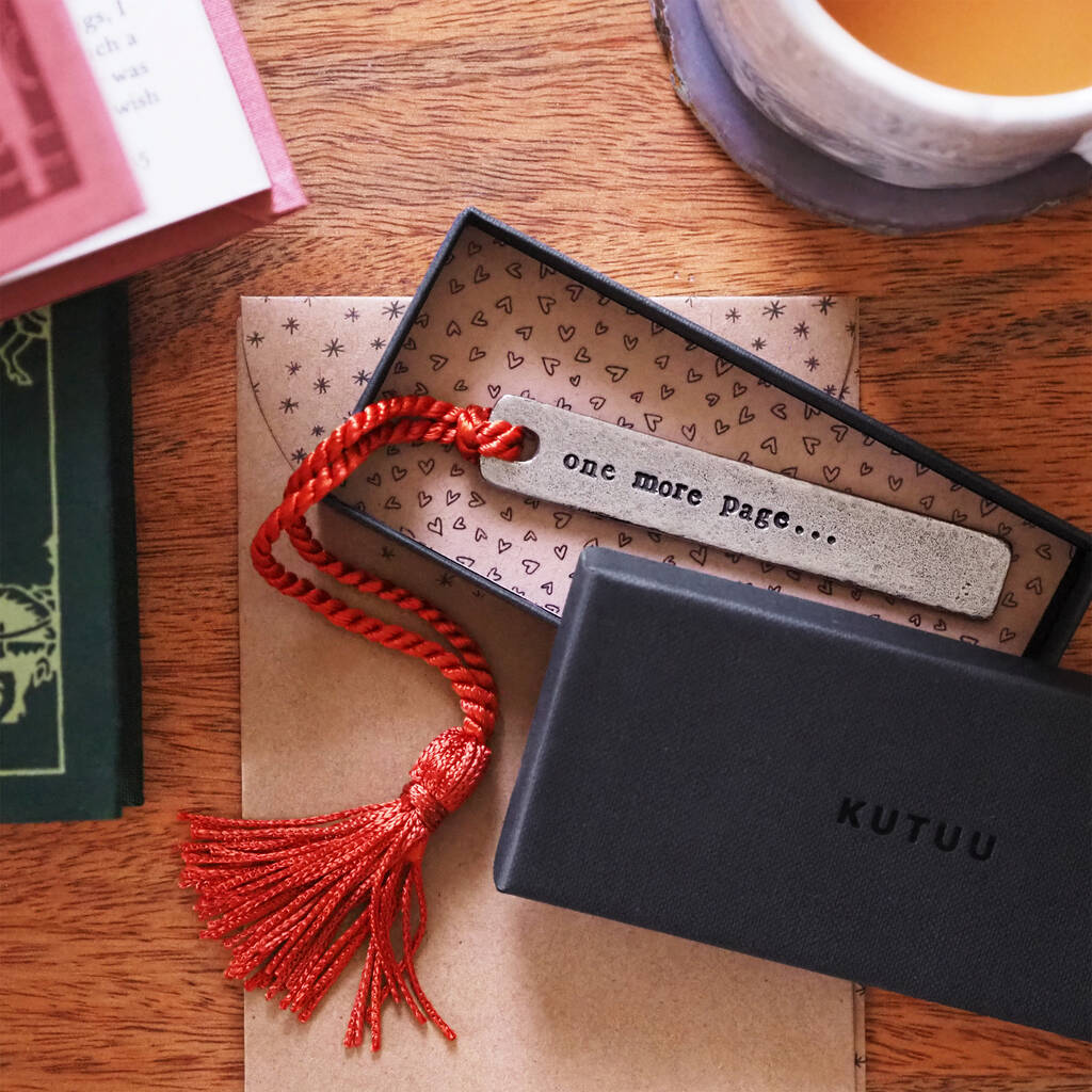 'One More Page…' Bookmark By Kutuu