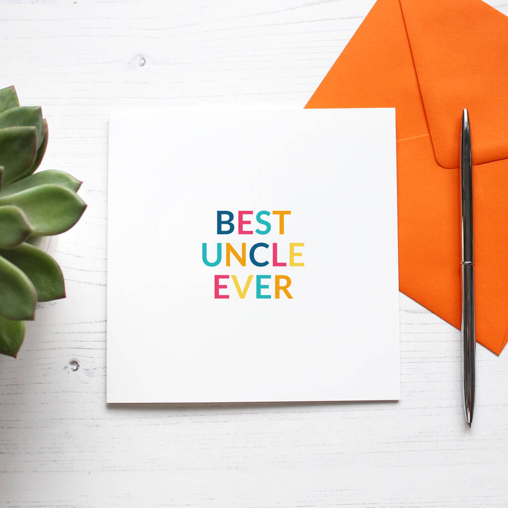 best uncle ever card by purple tree designs | notonthehighstreet.com