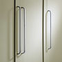 Solid Brass Silver Door And Drawer Bar Handles By Pushka Home ...
