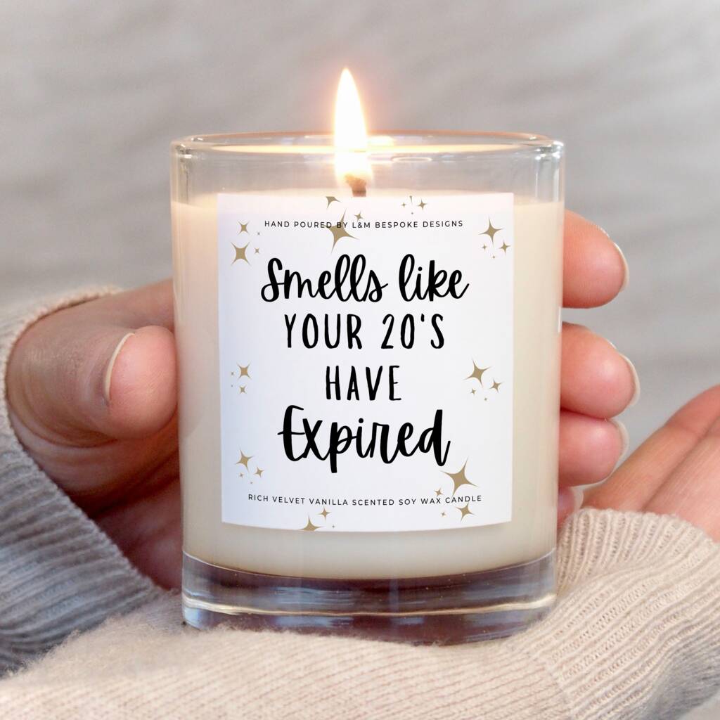 Smells Like Your 20's Have Expired 30th Birthday Gift By L&M Bespoke ...