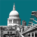 London Wall Art Print St Pauls Cathedral By Bronagh Kennedy Art Prints ...