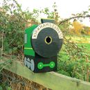 Personalised Steam Train Bird Box By Lindleywood | notonthehighstreet.com