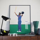 Virat Kohli India Cricket Poster By Jack's Posters | notonthehighstreet.com
