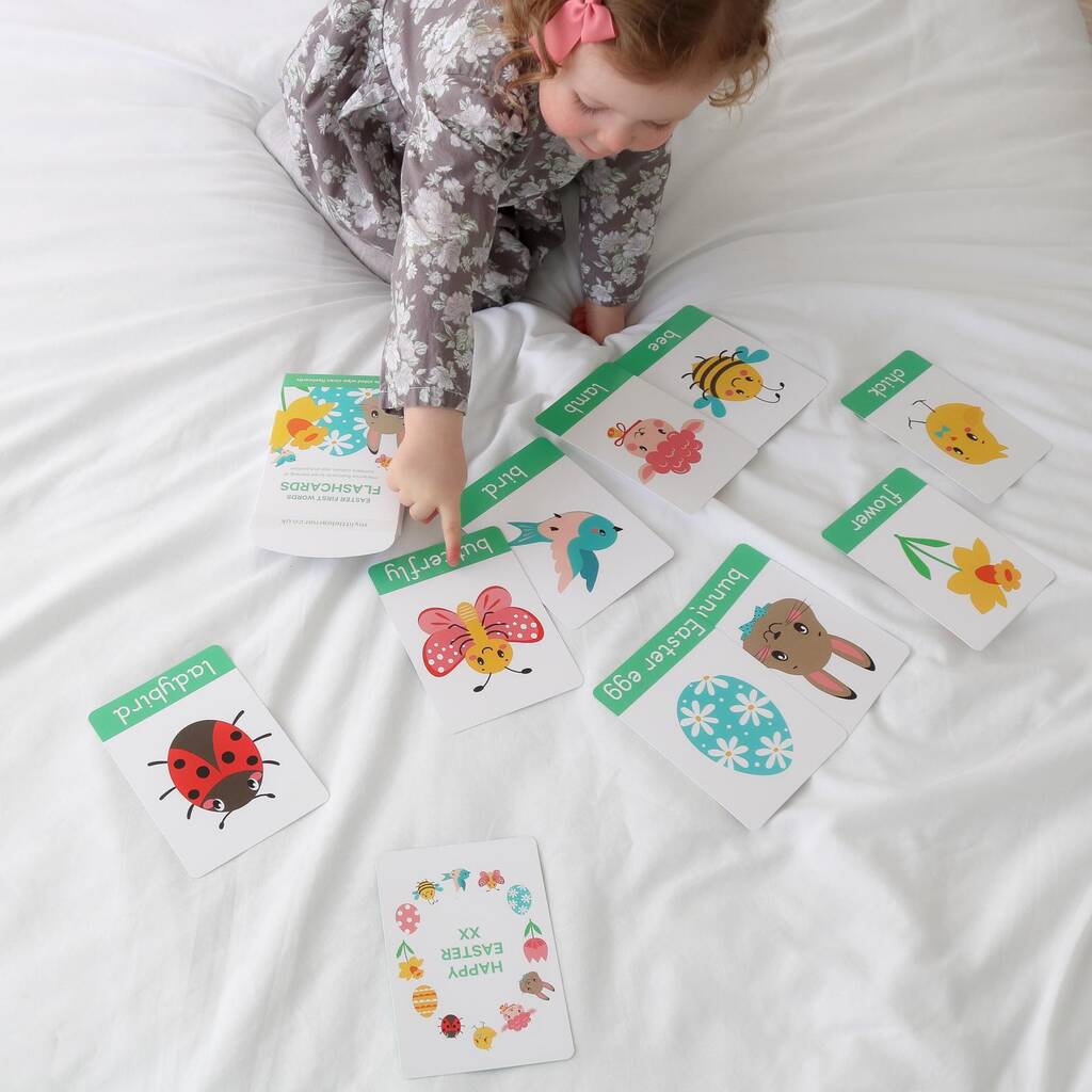 Easter/Spring Flashcards; Easter Gift For Toddlers By My Little Learner