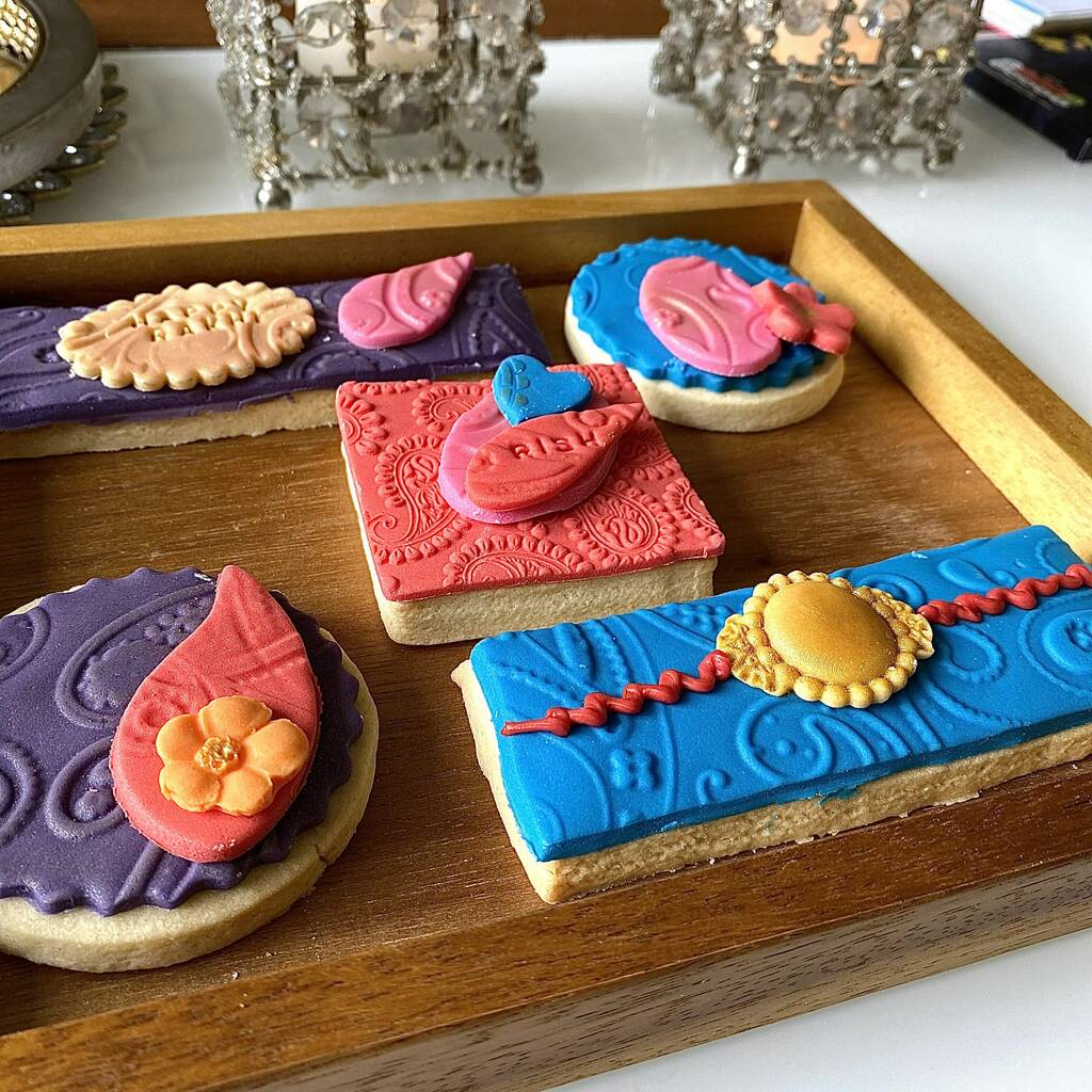 Happy Rakhi Personalised Cookies By La Di Da Sweet Treats ...