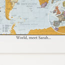 personalised scratch the world® travel edition map by maps ...