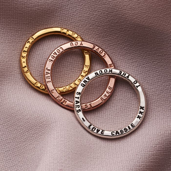 Personalised Word Ring By Posh Totty Designs | notonthehighstreet.com