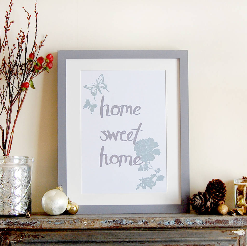 home sweet home, children's print by laura felicity design ...