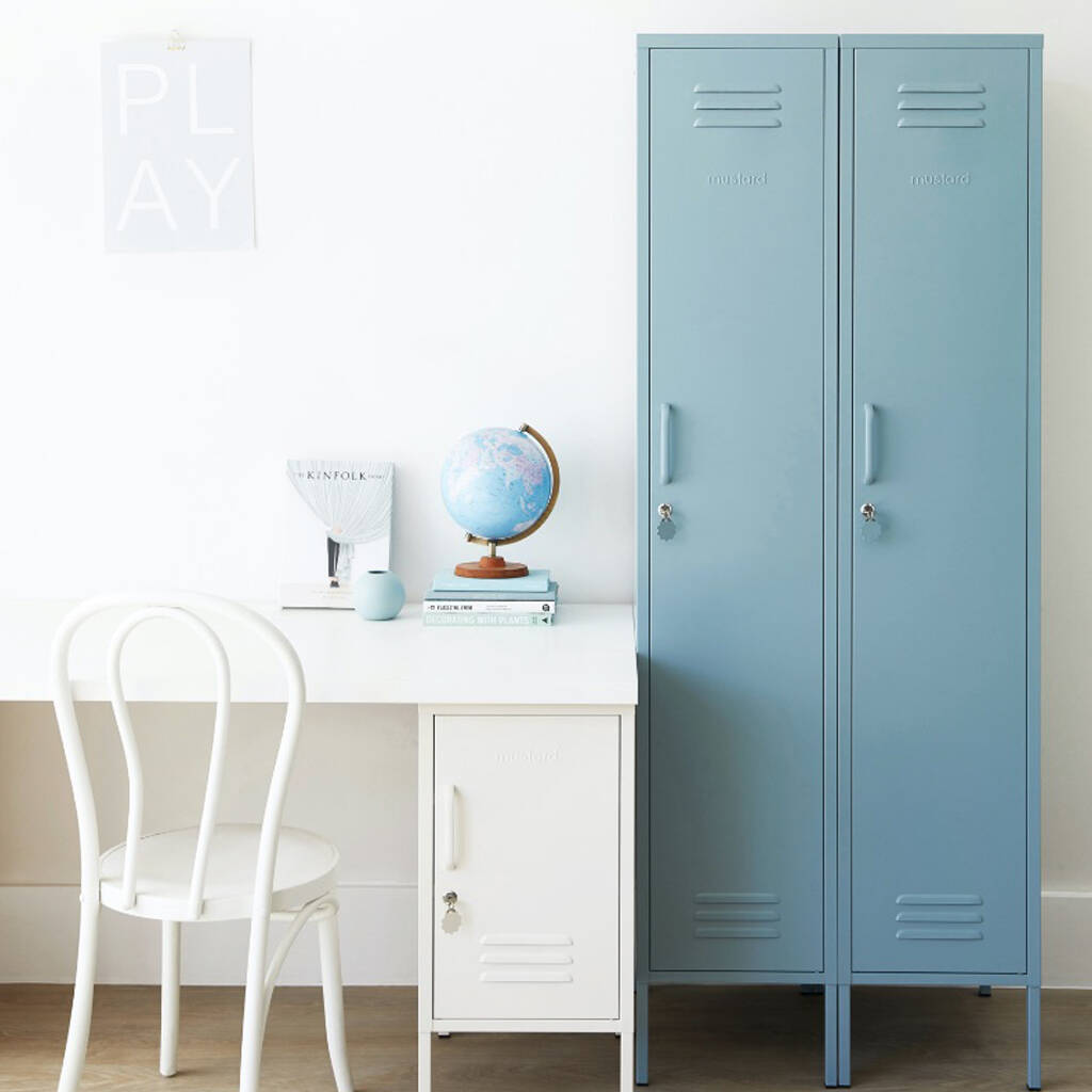 The Tall Locker Storage Unit In Ocean Blue By Little Deer ...