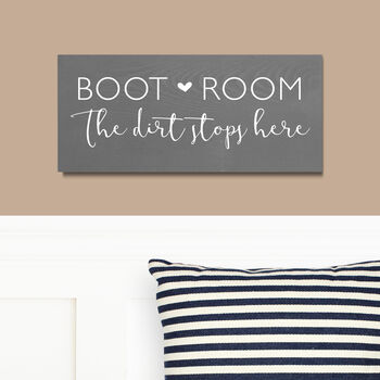 The Boot Room Handcrafted Sign By Little River Studio ...