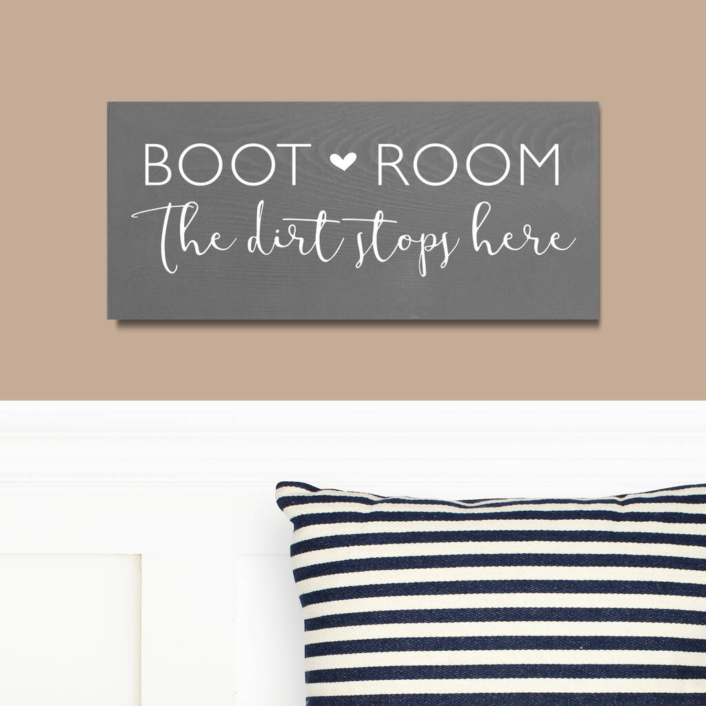 The Boot Room Handcrafted Sign By Little River Studio ...