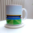 Custom Contemporary Mug Of Any Football Stadium By Turf Football Art ...