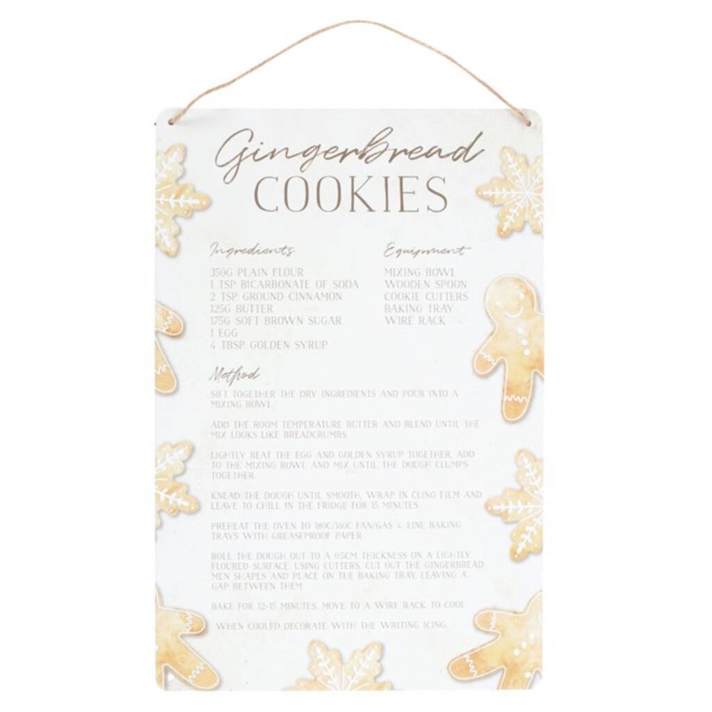 Gingerbread Cookie Sign By Grey Star Interiors