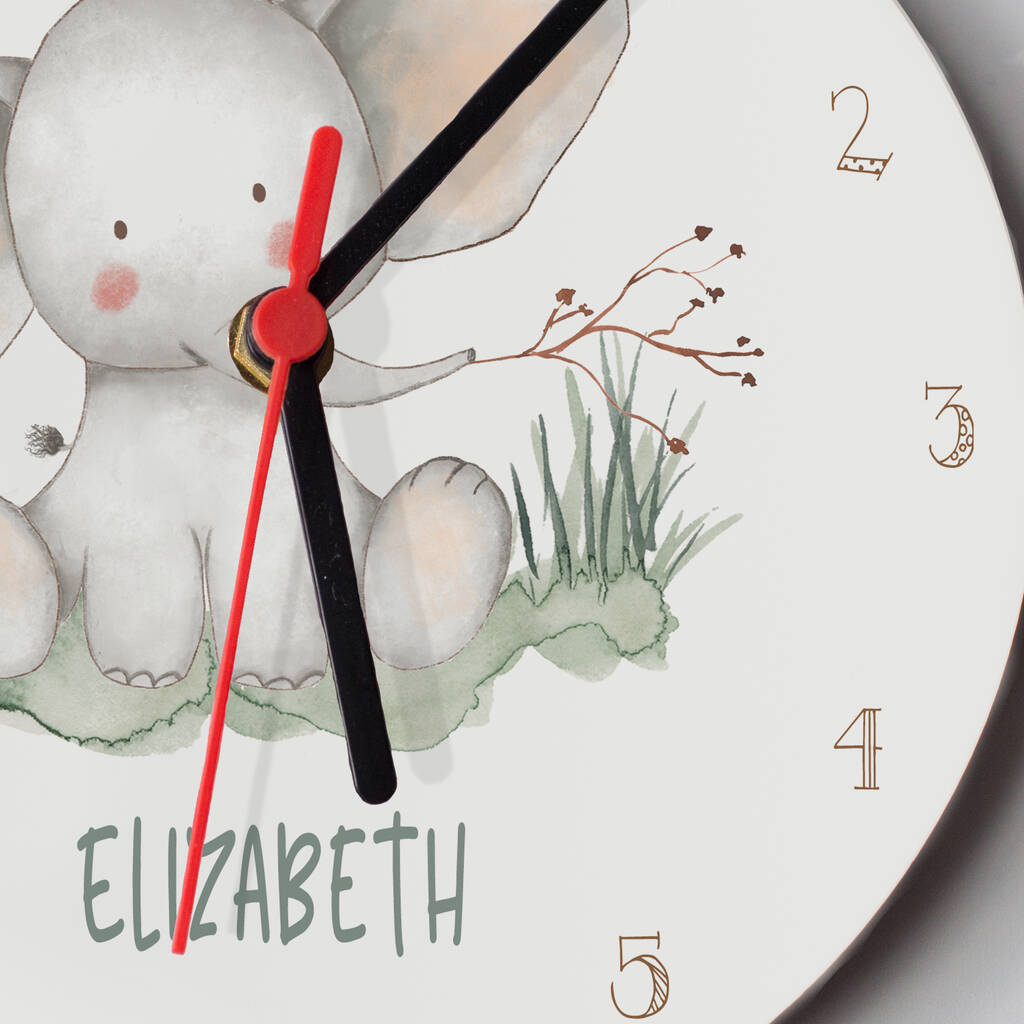 Elephant Clock By Donna Crain | notonthehighstreet.com