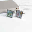 Personalised Map Location Square Cufflinks By Evy Designs ...