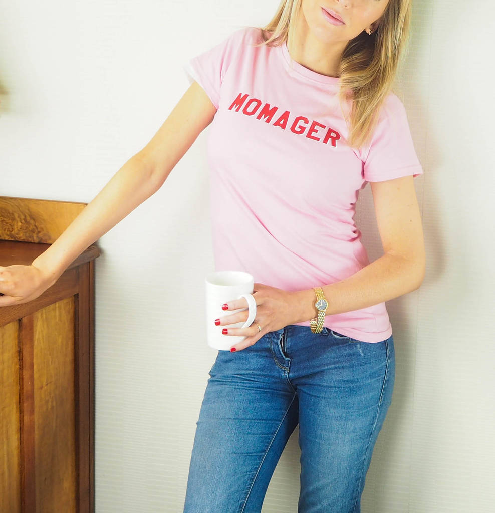 Momager Personalised Slogan T Shirt By Rock On Ruby ...