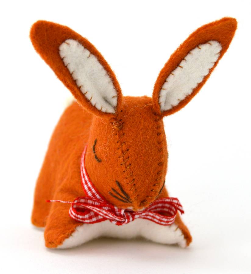 Bunnies Felt Craft Kit By Corinne Lapierre | notonthehighstreet.com