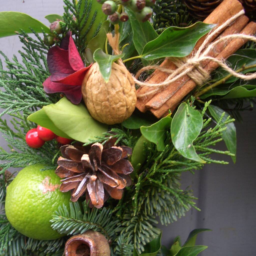 Fresh Classic Traditional Christmas Wreath By Pippa Designs ...