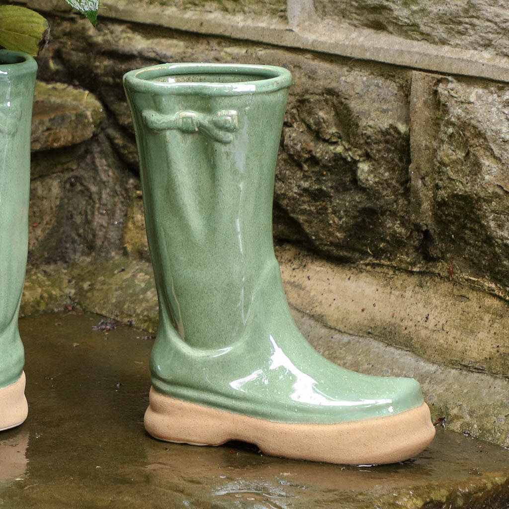 Personalised Buckden Welly Boot Planter By Dibor | notonthehighstreet.com