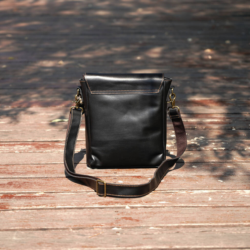 Leather Slim Crossbody Bag By EAZO | notonthehighstreet.com