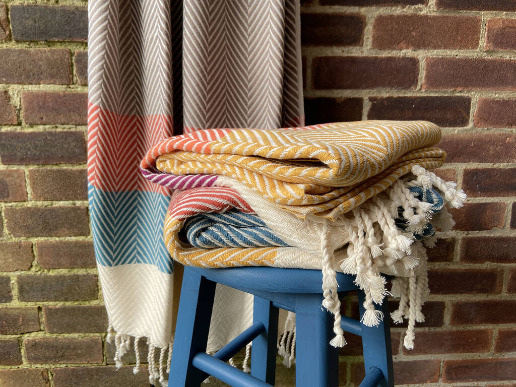 Handwoven Soft Cotton Sofa And Bed Throw By Living Roots ...