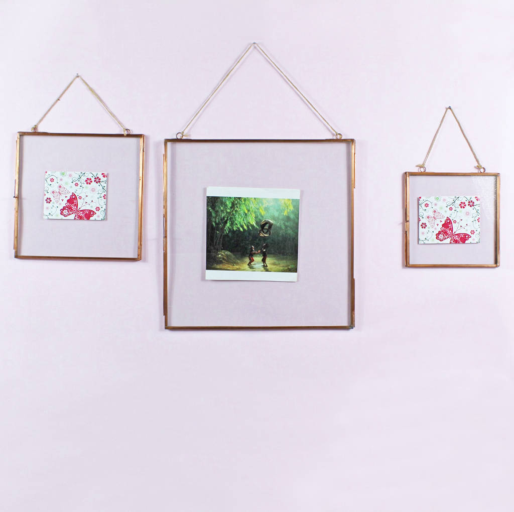 copper photo frames by g decor by g decor | notonthehighstreet.com