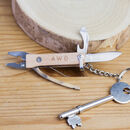 personalised mini pliers multi tool keyring by twenty-seven | notonthehighstreet.com