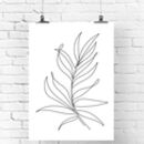 Set Of Three Floral Line Art Prints By Over & Over | notonthehighstreet.com