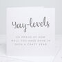 'Yay Levels' Lockdown A Level Exam Congratulations Card By Slice of Pie ...