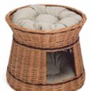 Two Tier Wicker Cat House Basket By Prestige Wicker ...