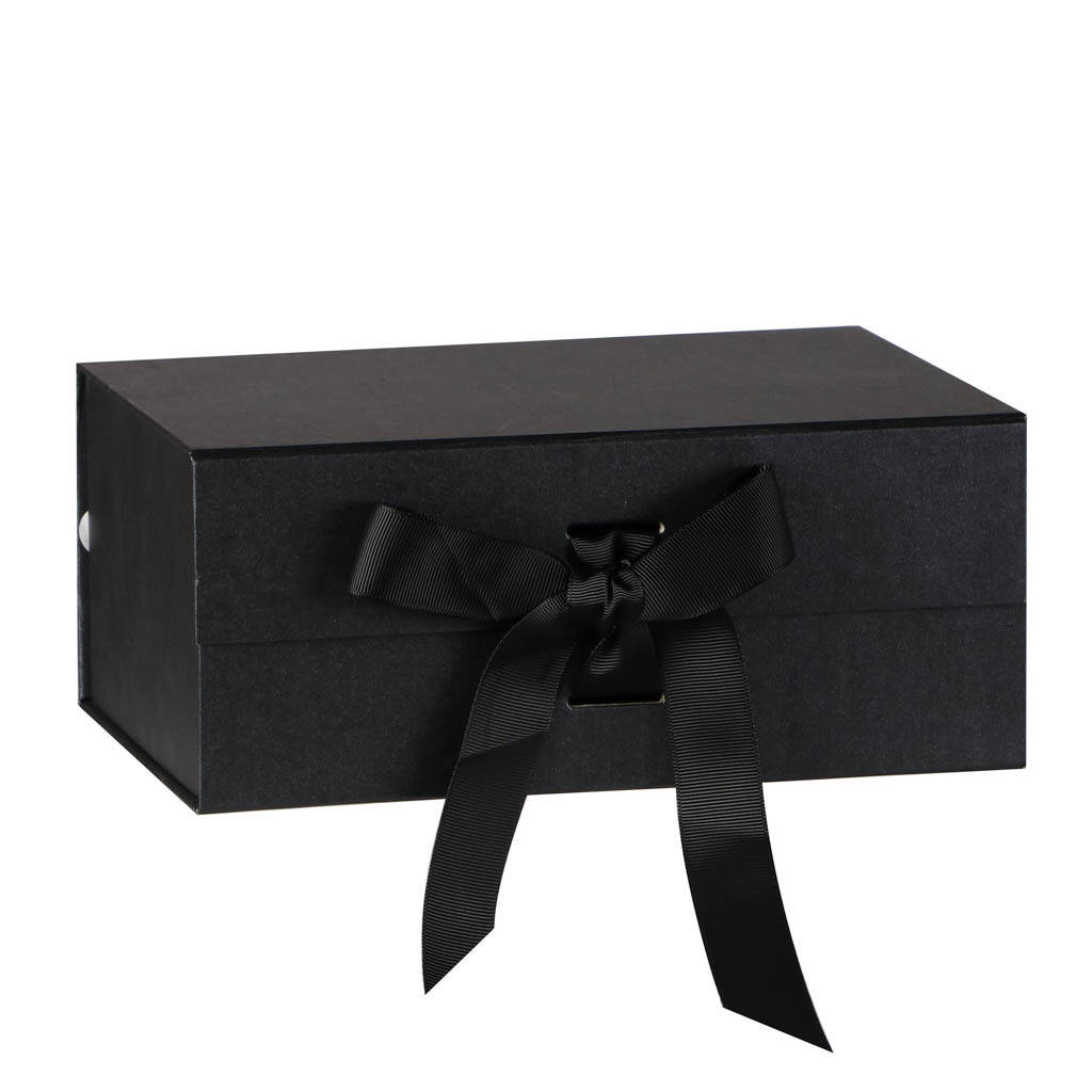 A5 Personalised Luxury Black Gift Box By Dibor | notonthehighstreet.com